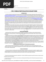 2.9.20. Particulate Contamination - Visible Particles 20920e | PDF ...