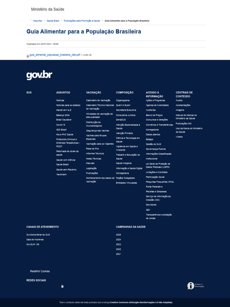 Saude PT-BR Assuntos Saude-Brasil Publicacoes-Para-Promocao-A-Saude Guia Alimentar Populacao ...