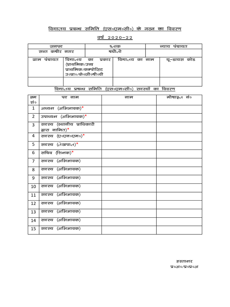 SMC Format | PDF