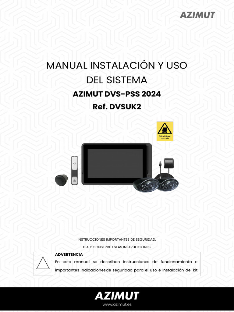 DVS PSS 2024 Manual de Instalacion | PDF | Vídeo | Altoparlante