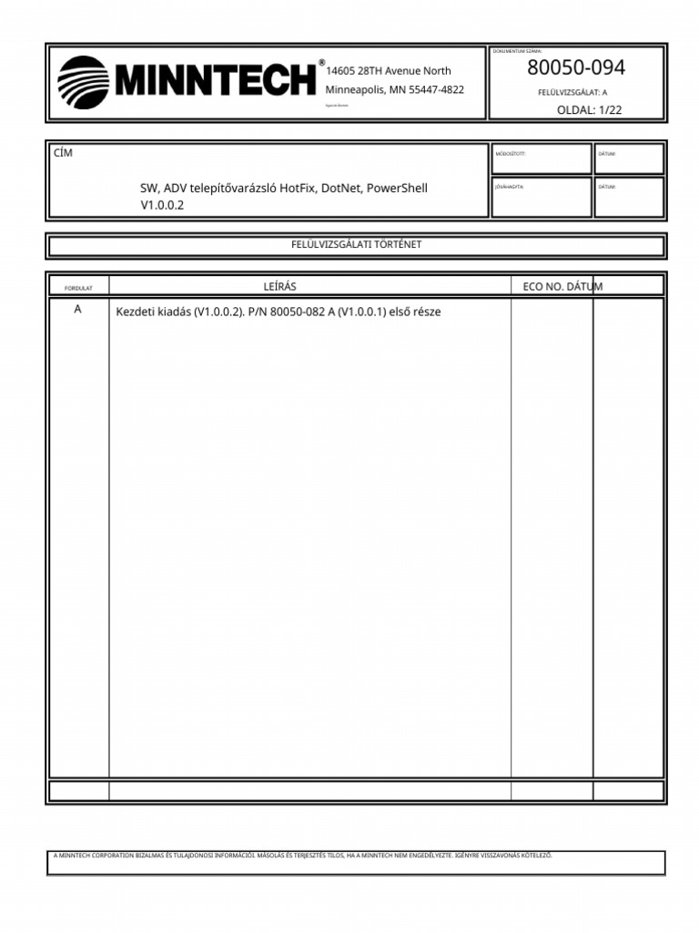 80050-094 A HotFix, DotNet, PowerShell Install Wizard | PDF