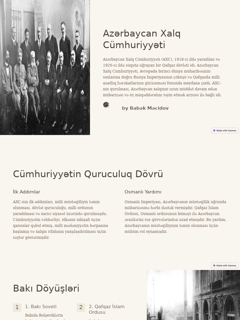 Azerbaycan Xalq Cumhuriyyeti 2 | PDF