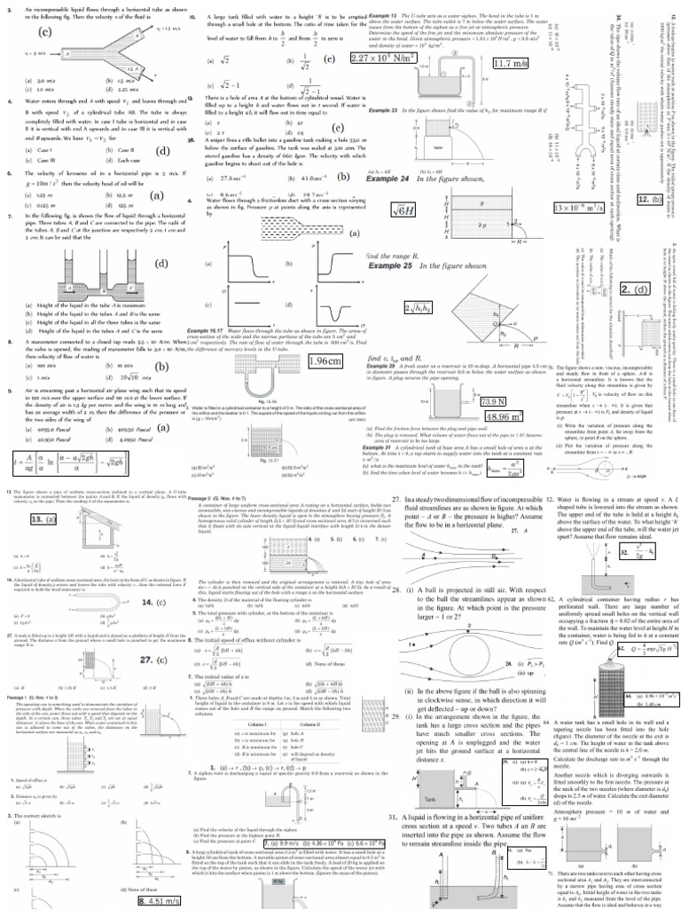 Fluid Mechanics (Hydrodynamics) - 1 - Student | PDF