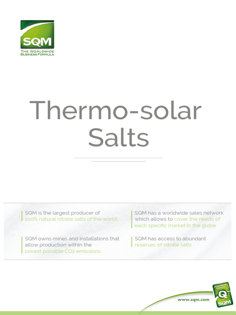 Solar-salts-Book-eng | PDF | Chemical Substances | Physical Sciences