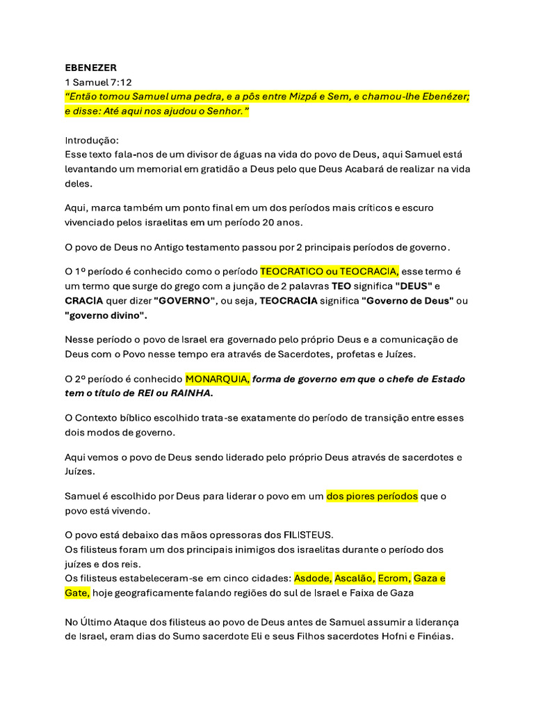 Ebenezer | PDF