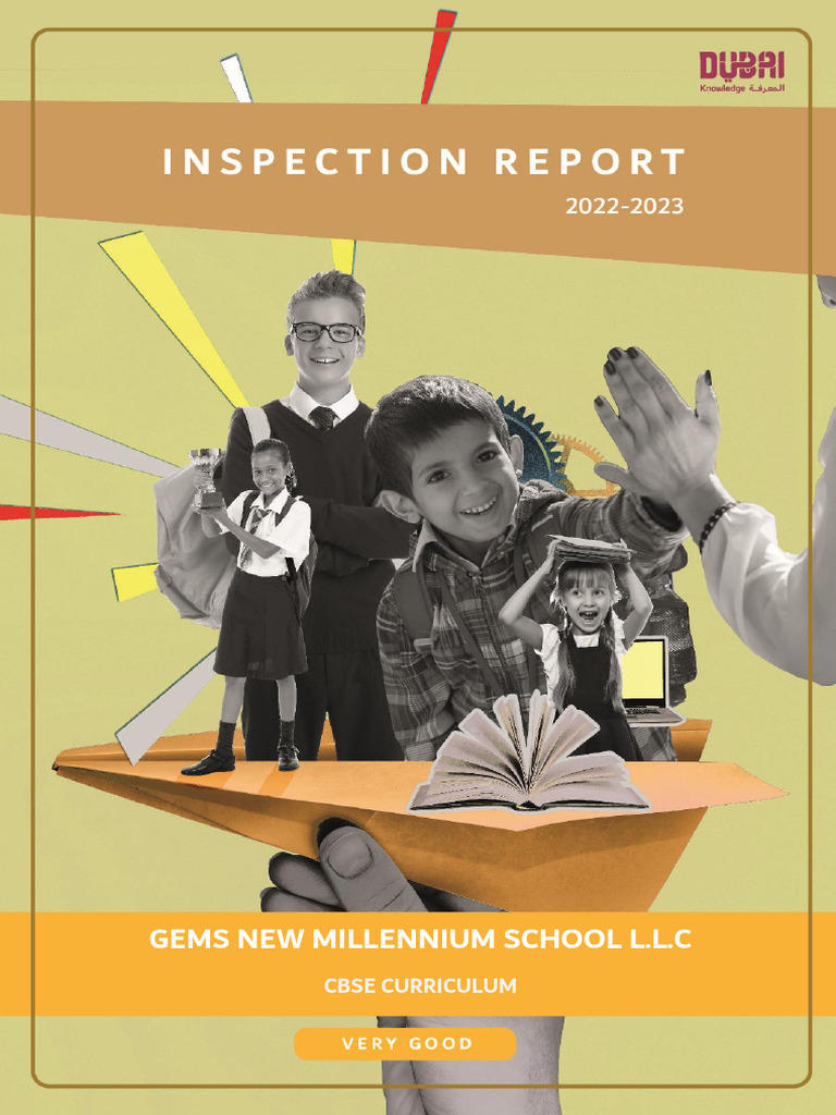 GEMS New Millennium School Inspection Report 2023 | PDF | Curriculum ...