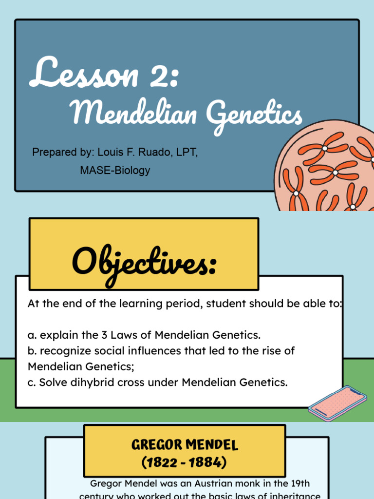 Mendelian Genetics Overview and Laws | PDF | Dominance (Genetics ...