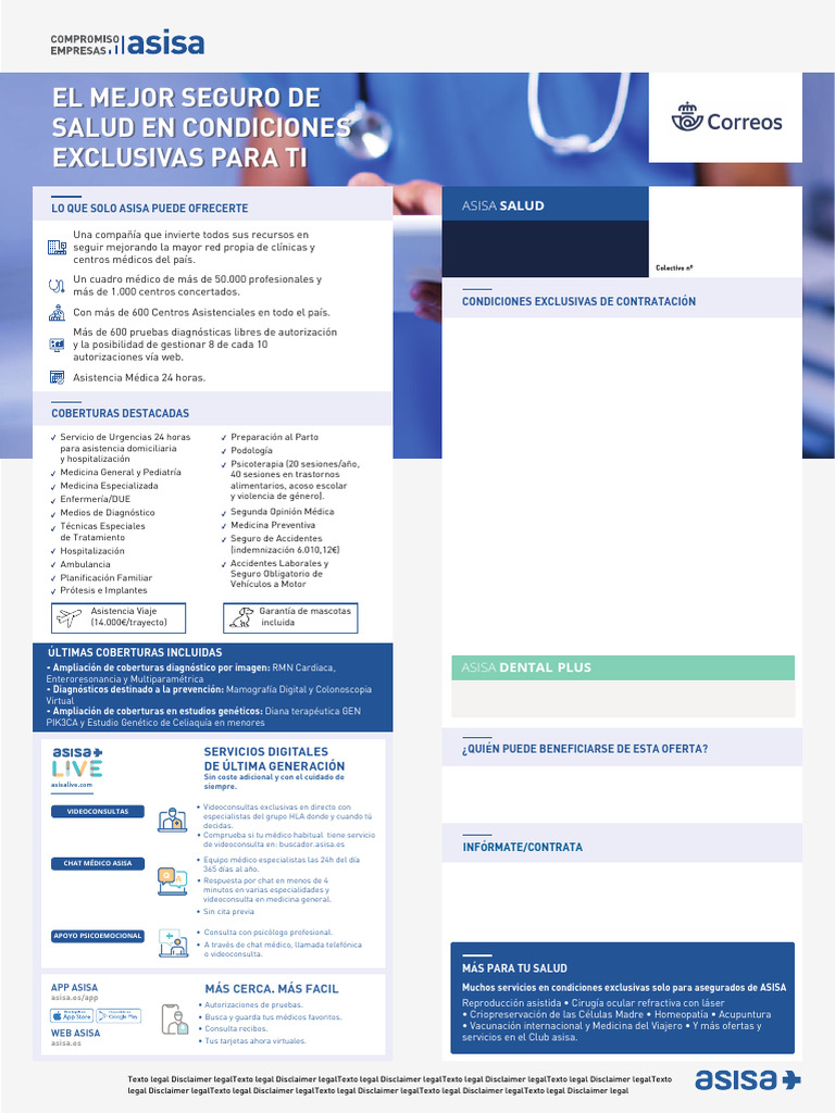 Asisa Cuadro Médico | PDF | Hospital | Medicina CLINICA
