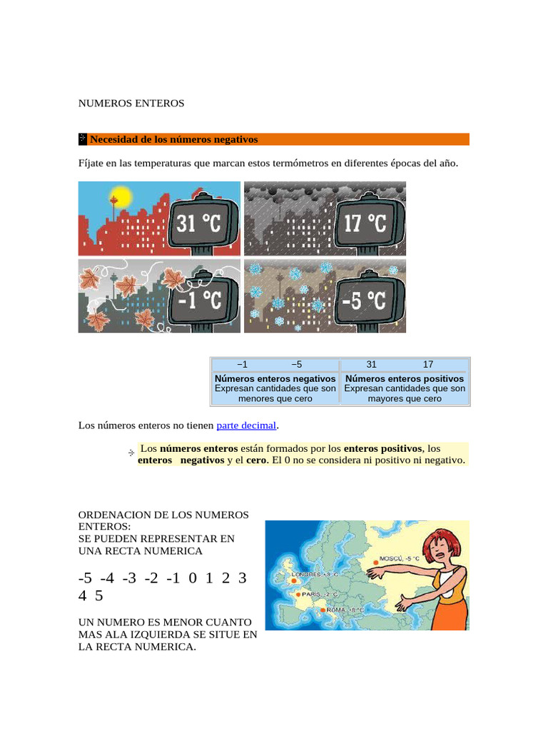 Matematicas Basicas | PDF | Entero | Sustracción