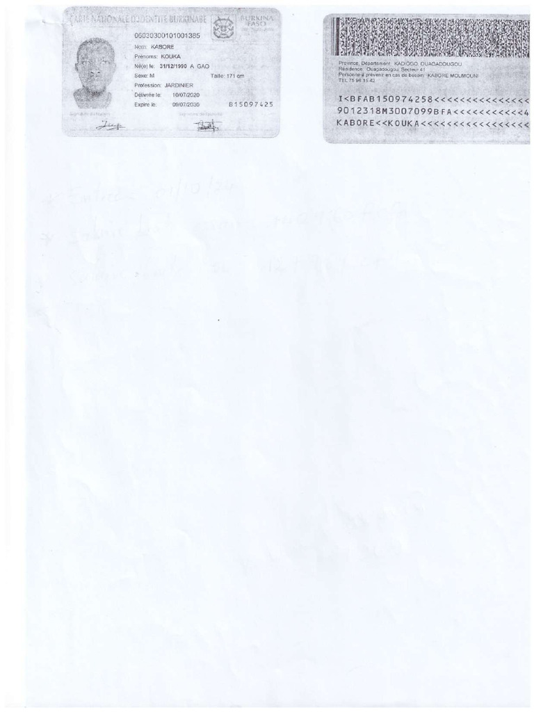 CNIB Kabore KOUKA - Compressed | PDF