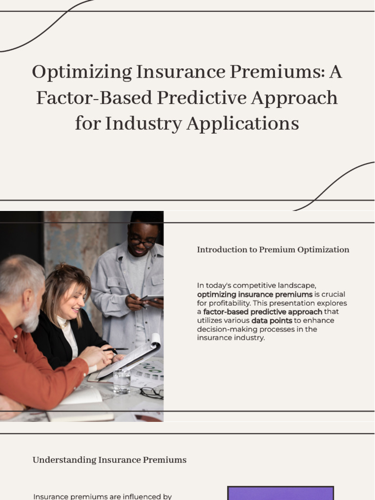Slidesgo Optimizing Insurance Premiums A Factor Based Predictive ...
