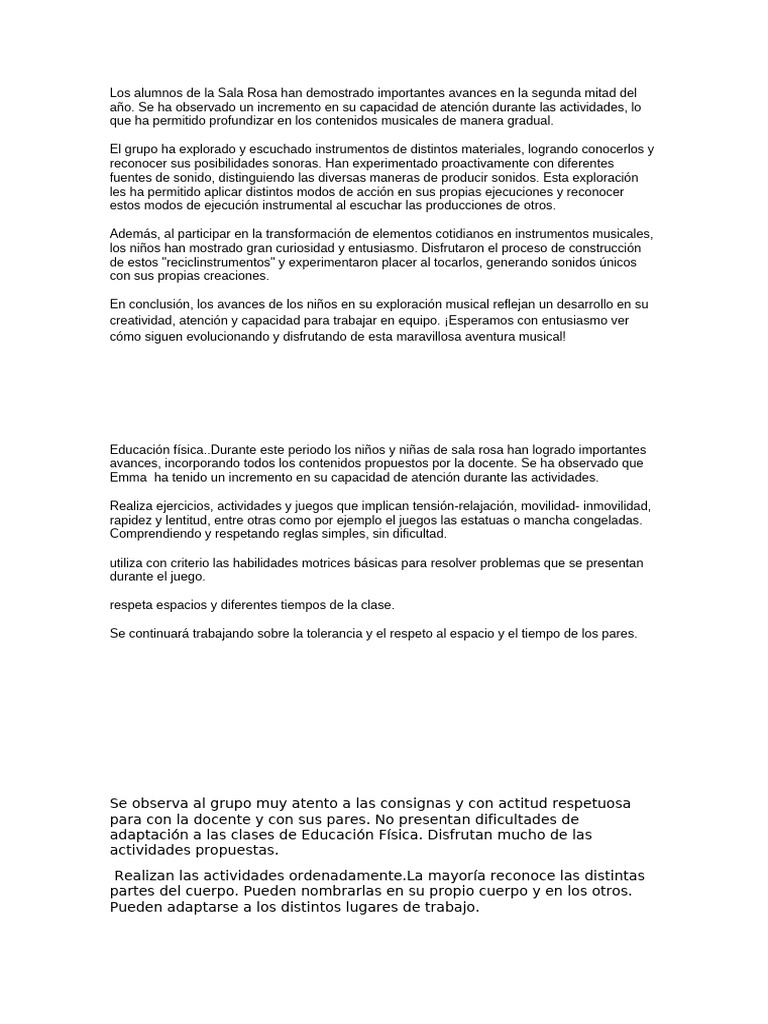 Ejemplos de Informes | PDF | Creatividad | Sonido