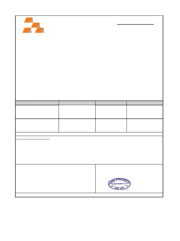 Quotation for Kota Stone Supply | PDF