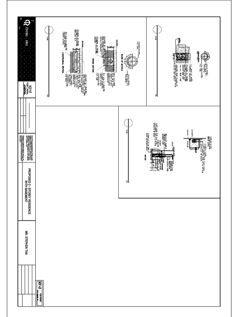 P8-Detail of Sump Pit & Other Plumbing Details | PDF