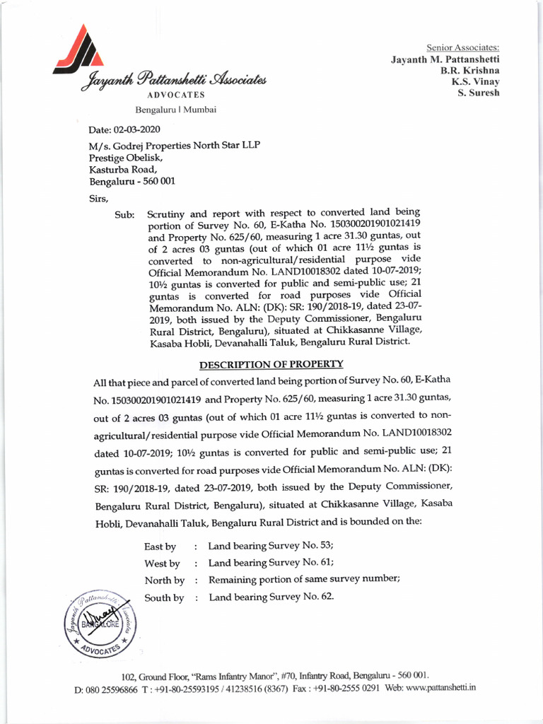 Survey_No_60 | PDF | Injunction | Lawsuit