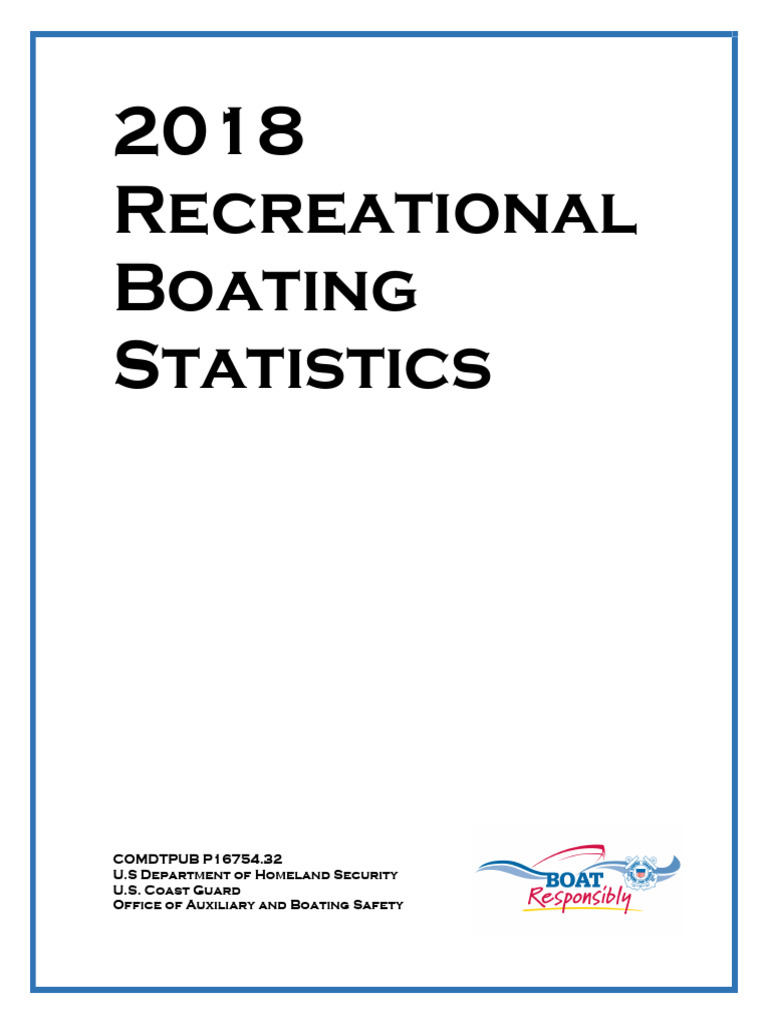 Recreational-Boating-Statistics-2018 | PDF | Watercraft | Water Transport