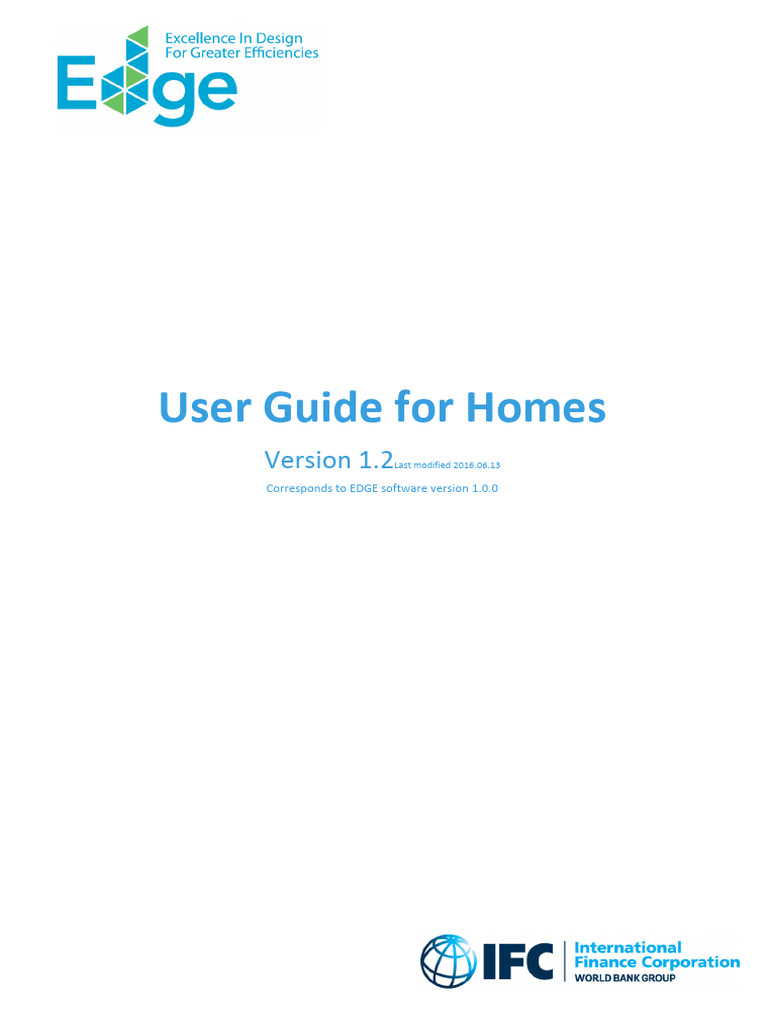 Homes User Guide Version 1.2 | PDF | Green Building | Building Insulation