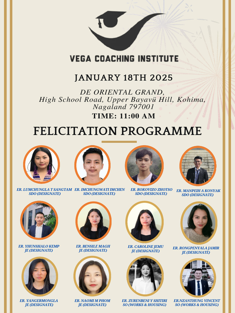 FELICITATION PROGRAMME VEGA (2) | PDF