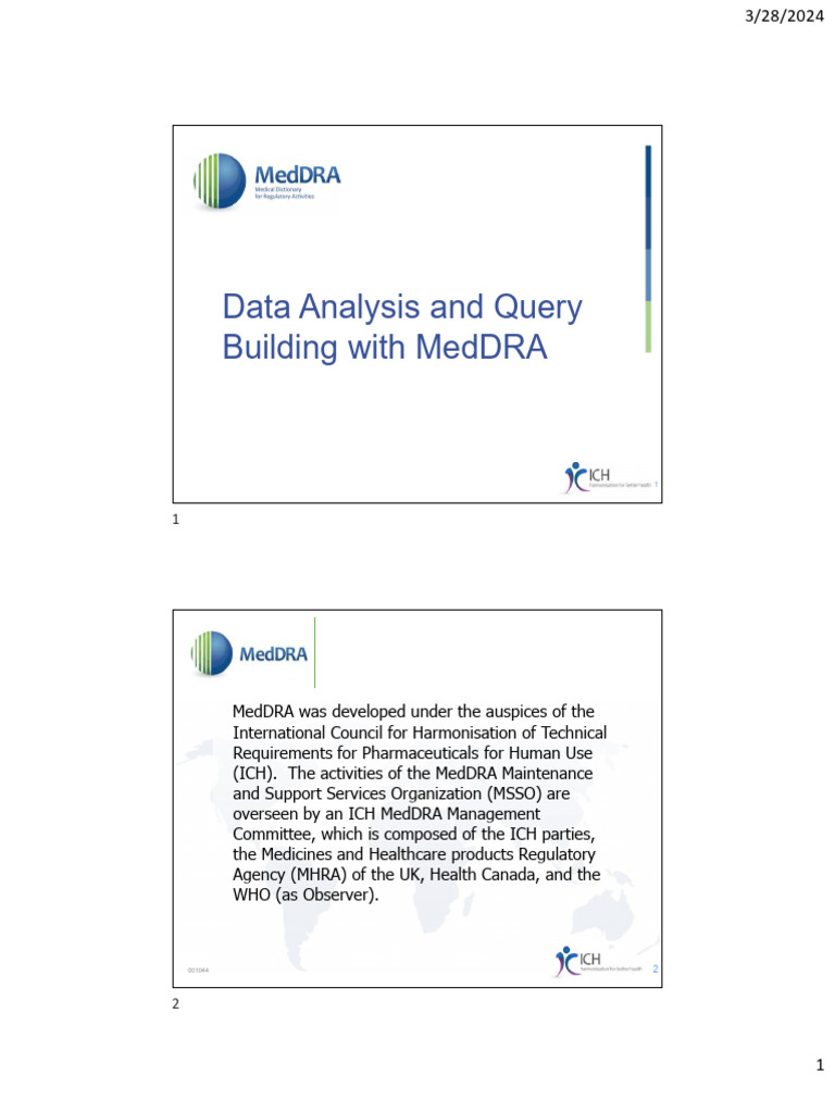 Data Analysis and Query Building With MedDRA Webinar | PDF | Cardiac ...