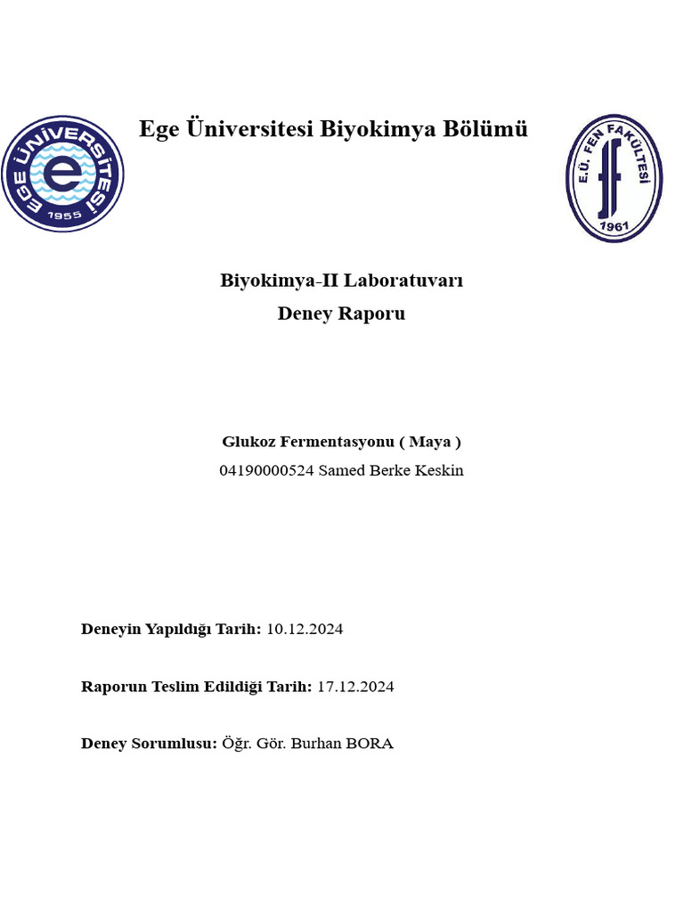 Bk2-Glukoz Fermantasyonu MAYA | PDF