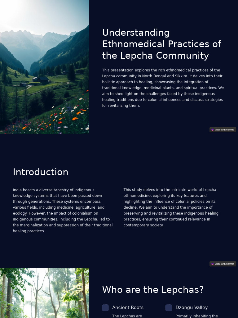 Lepcha Community Ethnomedicine Insights | PDF