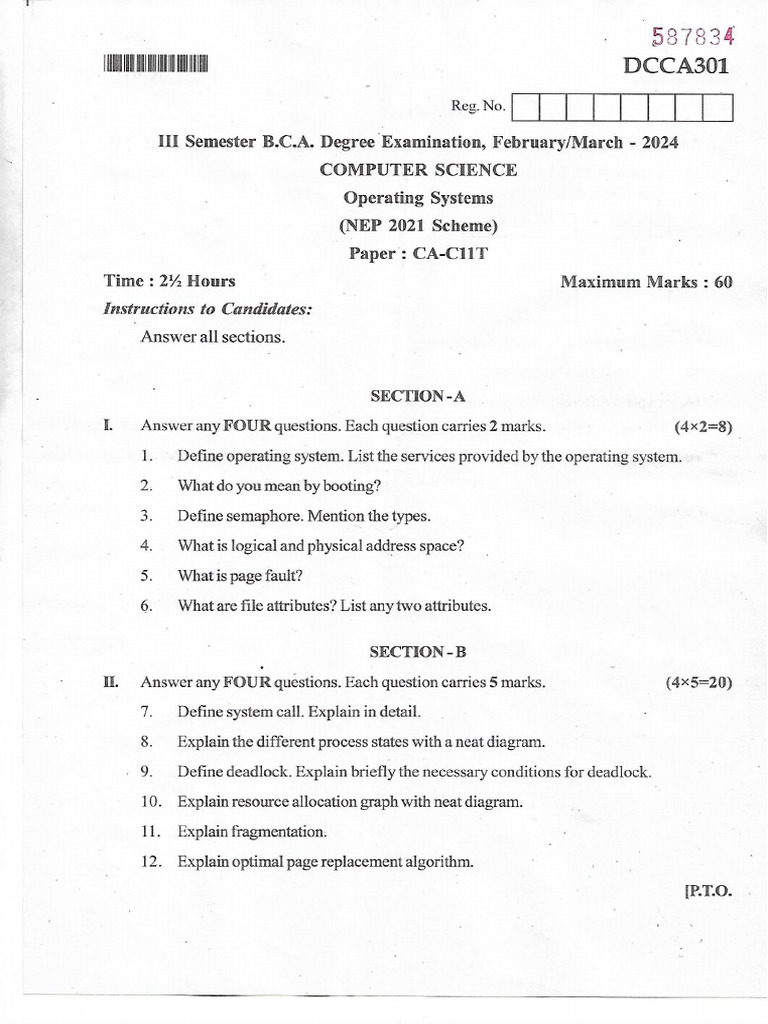 Operating System | PDF