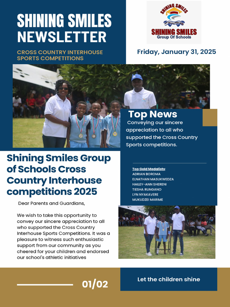 Shining Smiles Sports Day NEWSLETTER | PDF