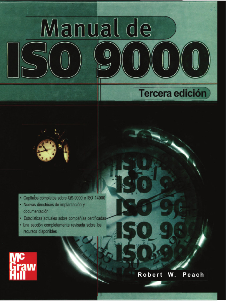 Manual de Iso 9000 3a Ed Peach Compressed | PDF | Calidad (comercial) | Business