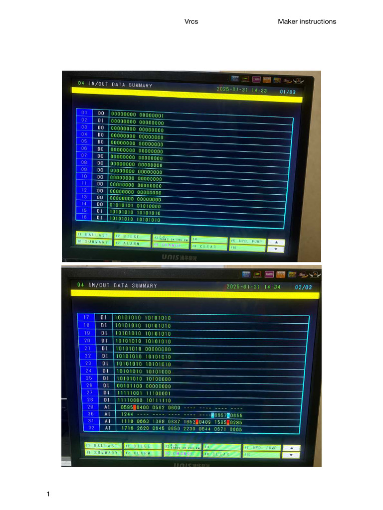 Vrcs System & in Out | PDF