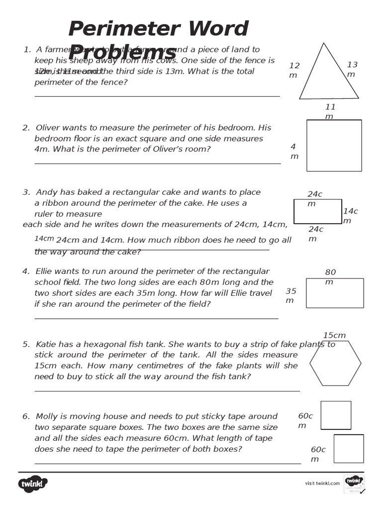 Jan 26 - Perimeter Word Prob | PDF