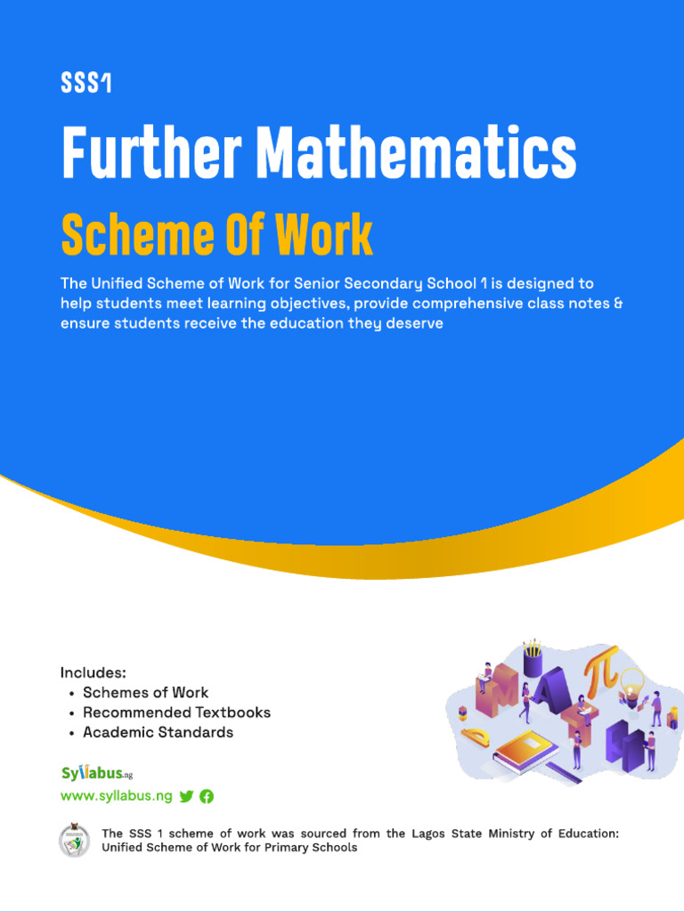 Further Math SSS1 Scheme of Work - syllabusNG | PDF | Function (Mathematics) | Euclidean Vector