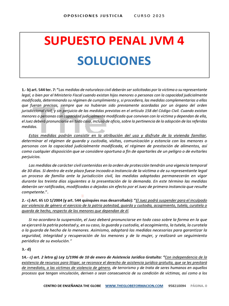 4 Supuesto JVM Soluciones | PDF | Fiscal | Juez