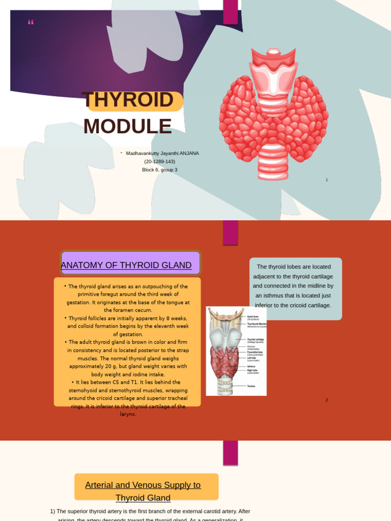 Thyroid Module-1 | PDF | Thyroid | Hyperthyroidism