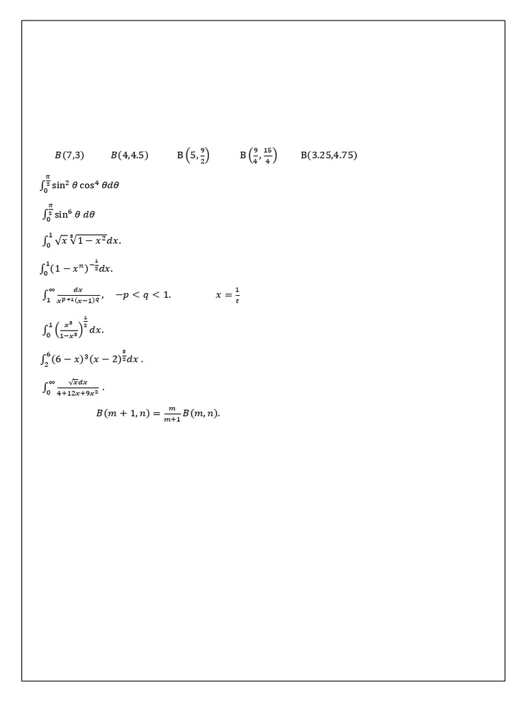 2 Beta Function | PDF