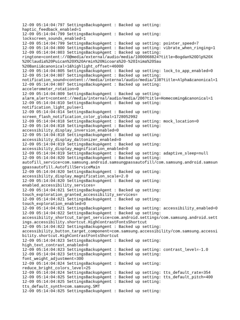 Settings Provider | PDF | Android (Operating System) | Mobile Phones