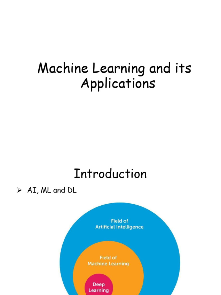 1.Machine Learning and its Applications (2) | PDF | Machine Learning ...