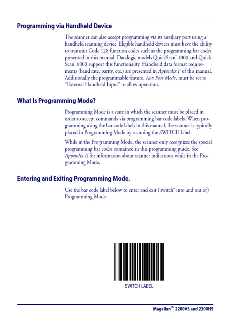 Switch Label | PDF