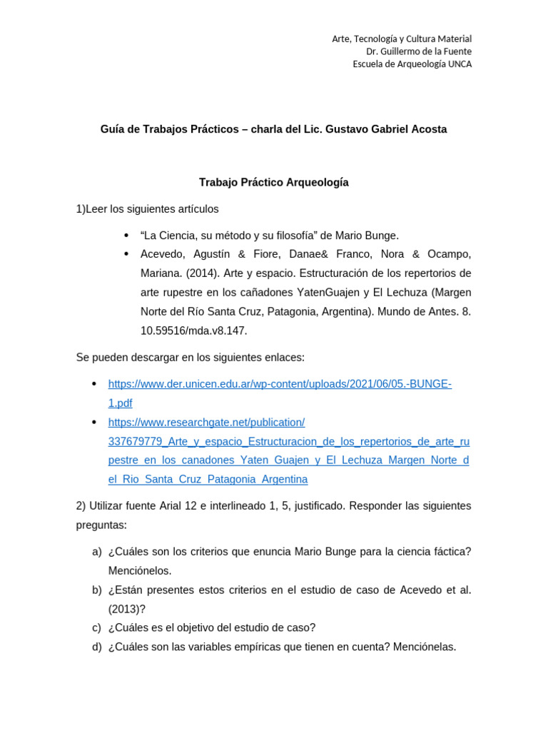 Guía Práctica: Arqueología y Antropología | PDF | Antropología ...