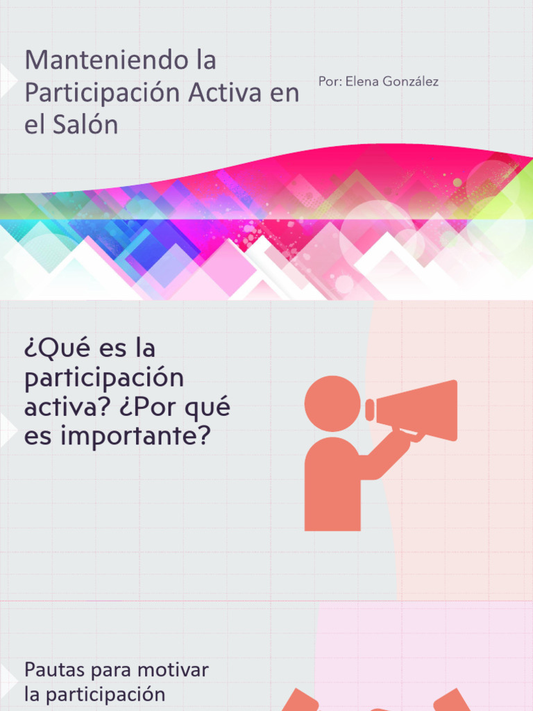 Participación Activa | PDF