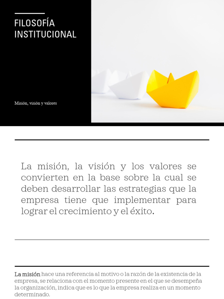 Filosofía Institucional | PDF