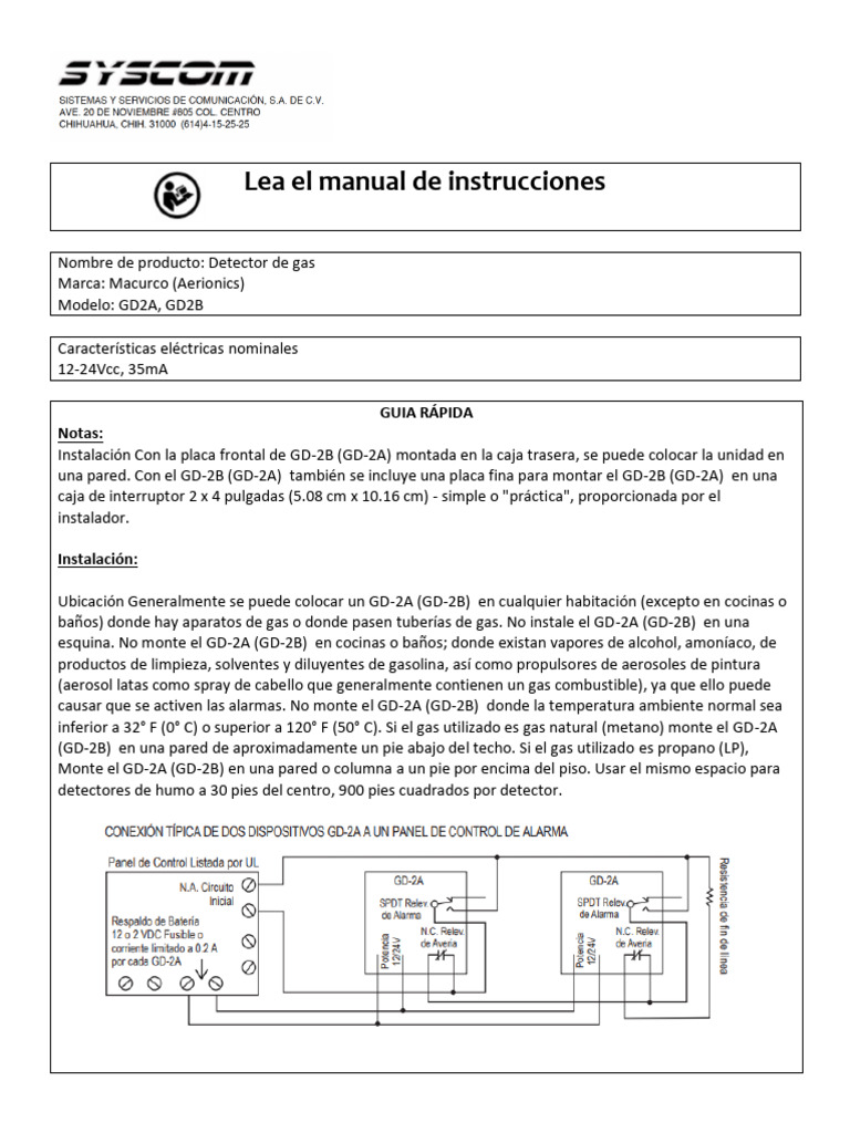 Guia_Rapida_GD-2A-GD-2B | PDF