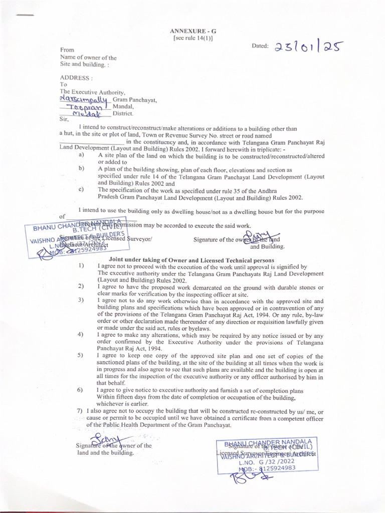 Annexure g | PDF