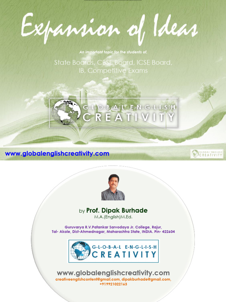 Understanding Expansion of Ideas | PDF