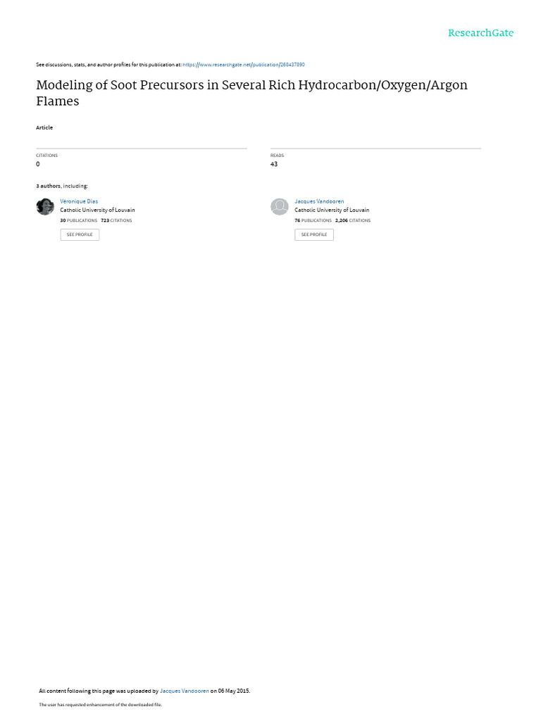 Modeling_of_Soot_Precursors_in_Several_Rich_Hydroc | PDF | Benzene ...