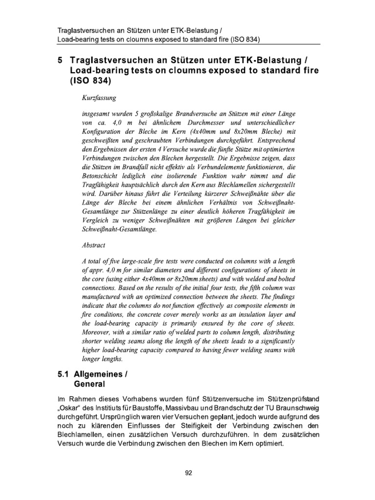 2404_Abschlussbericht_Blechlamellenstützen_ETK | PDF