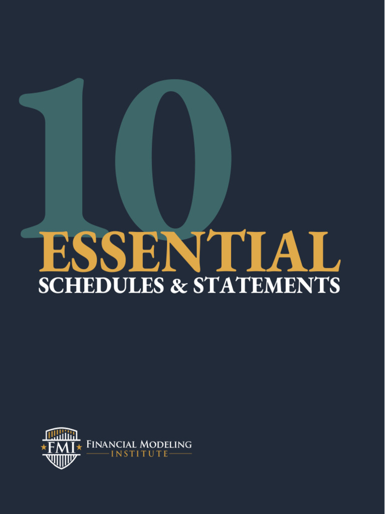 Essential_Schedules_and_Statements_1737824658 | PDF