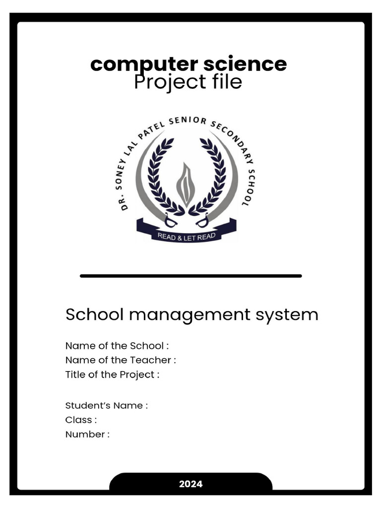 Computer Science: Assessment Cover Page Document in White Purple Fun ...