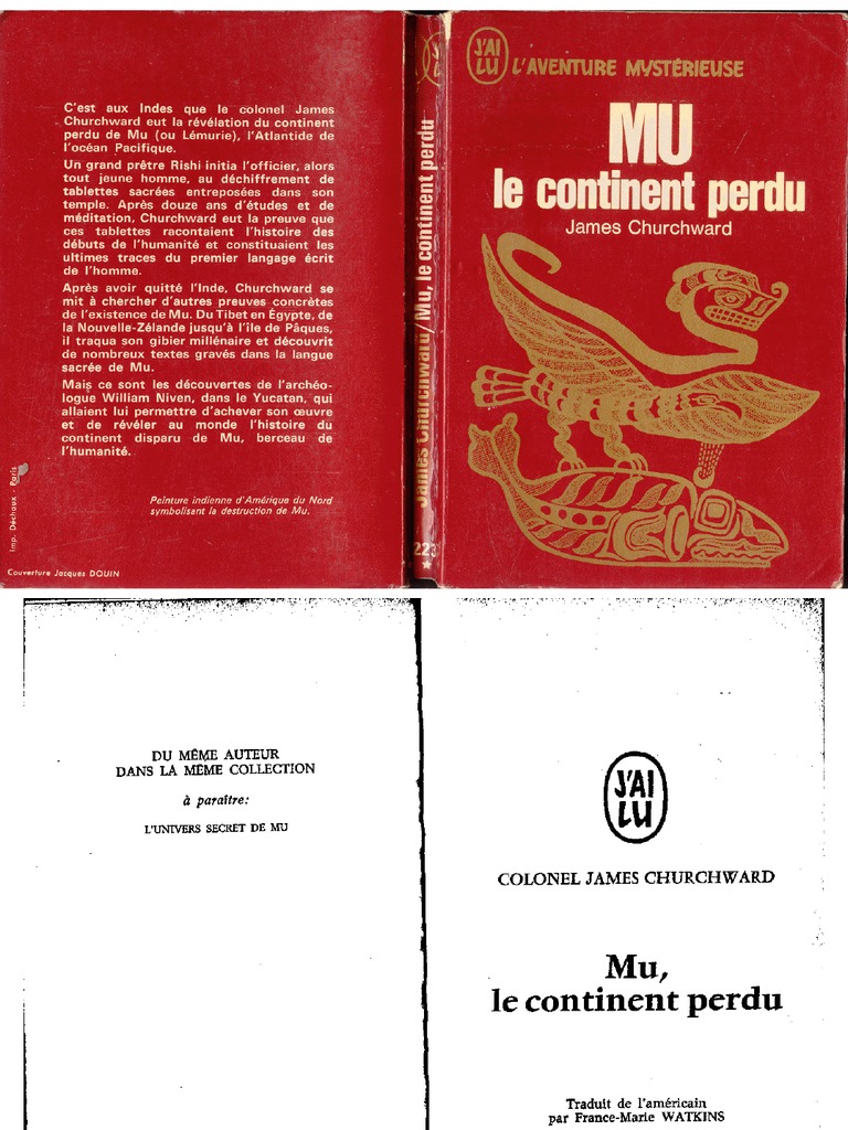 Col. James Churchward - Mu, Le Continent Perdu | PDF