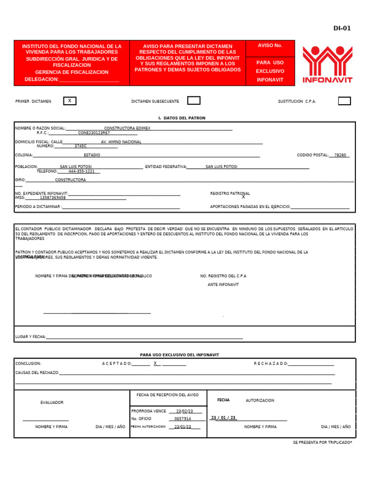 Infonavit Edimex | PDF | Contador