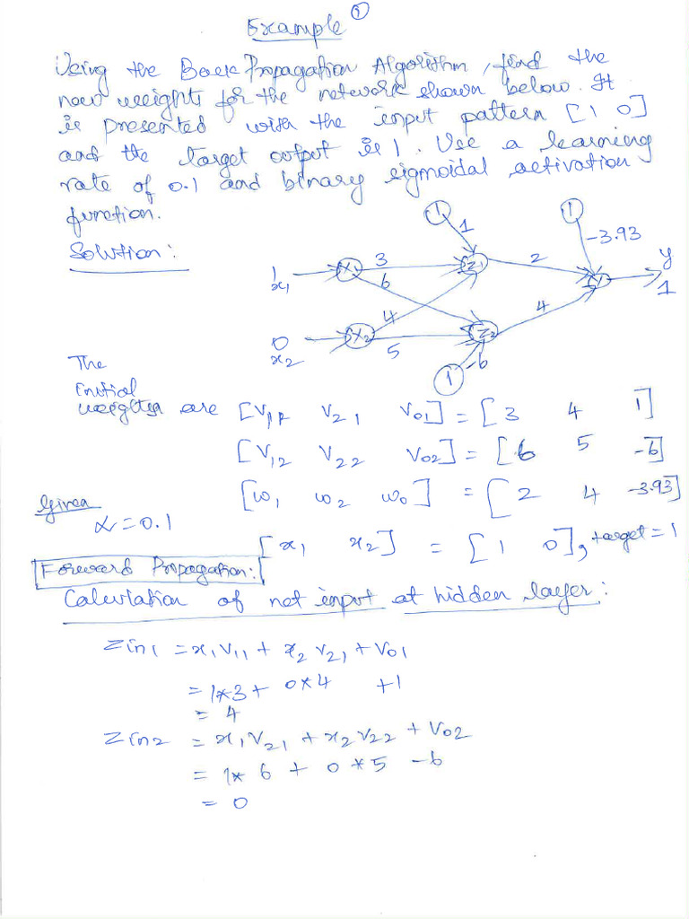 10-Discussion of Backpropogation Algorithm-08!01!2025 | PDF